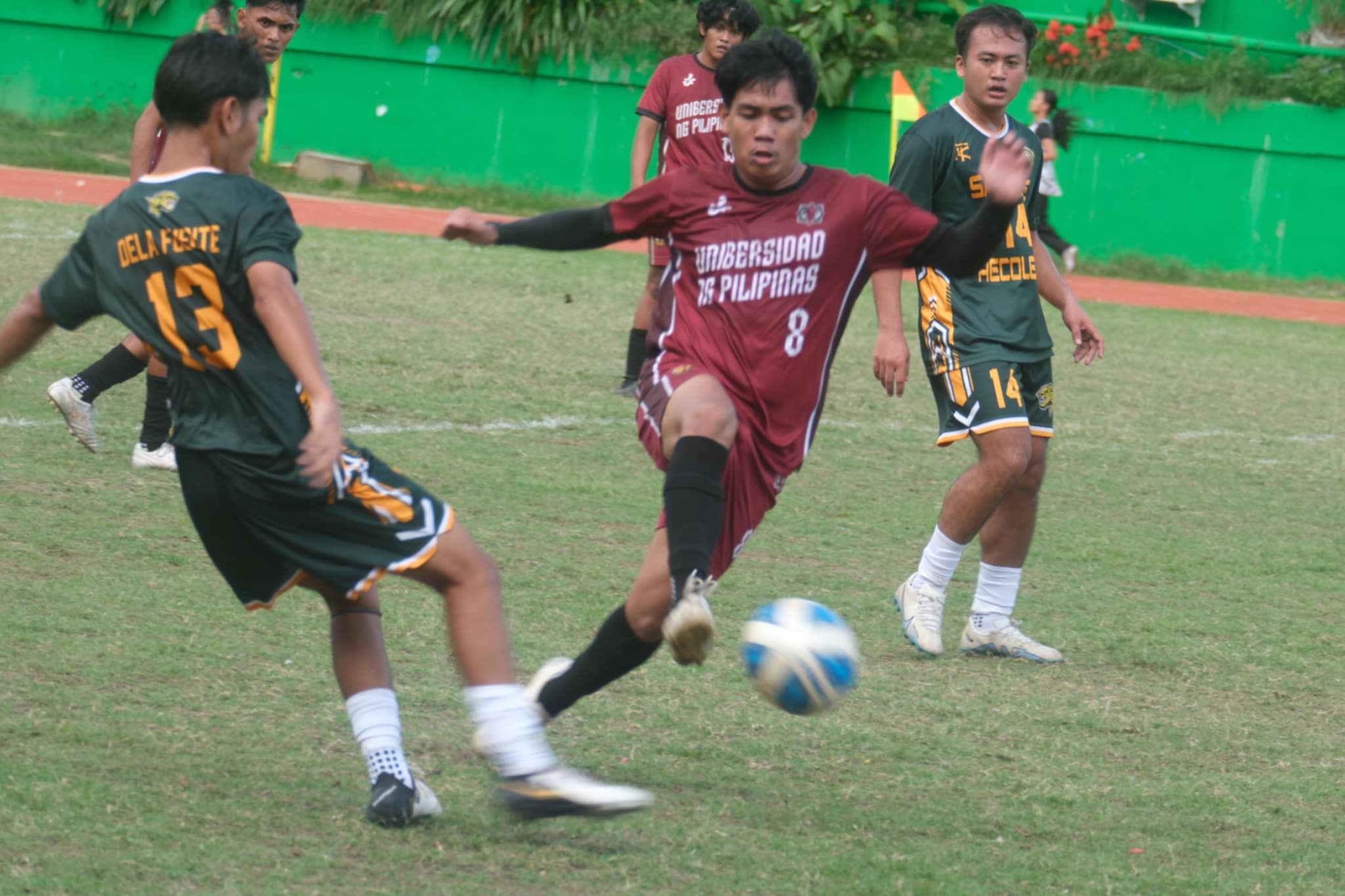 UP Cebu stuns 8-time champ USJ-R, climbs to second in Cesafi football ...