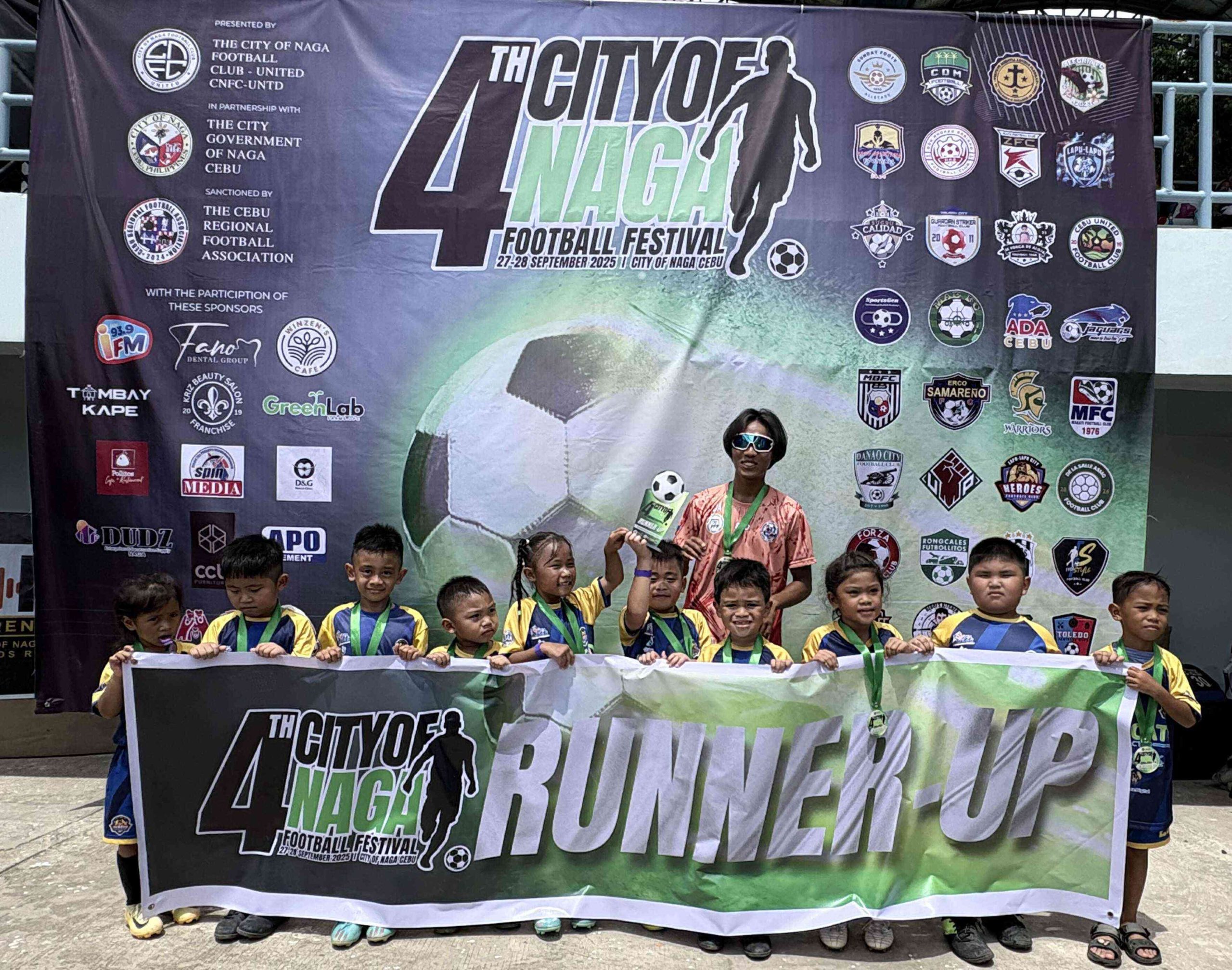 Lapu-Lapu City Heroes FC bags silver medal in City of Naga Football Cup U6 division – CebuSports.net